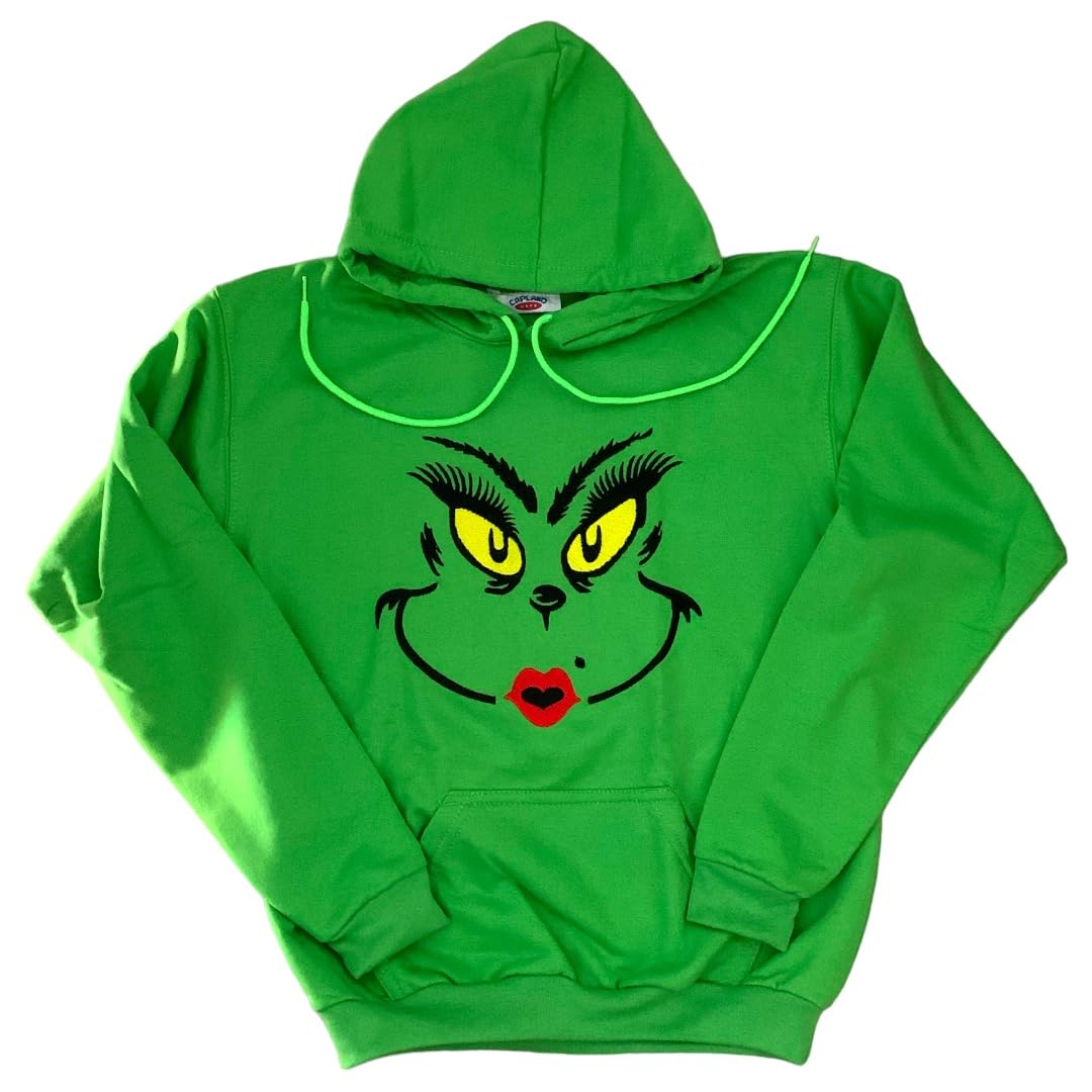 Sudadera Grinch Unisex Bordada Hoodie Cosplay Navidad varios modelos A ...