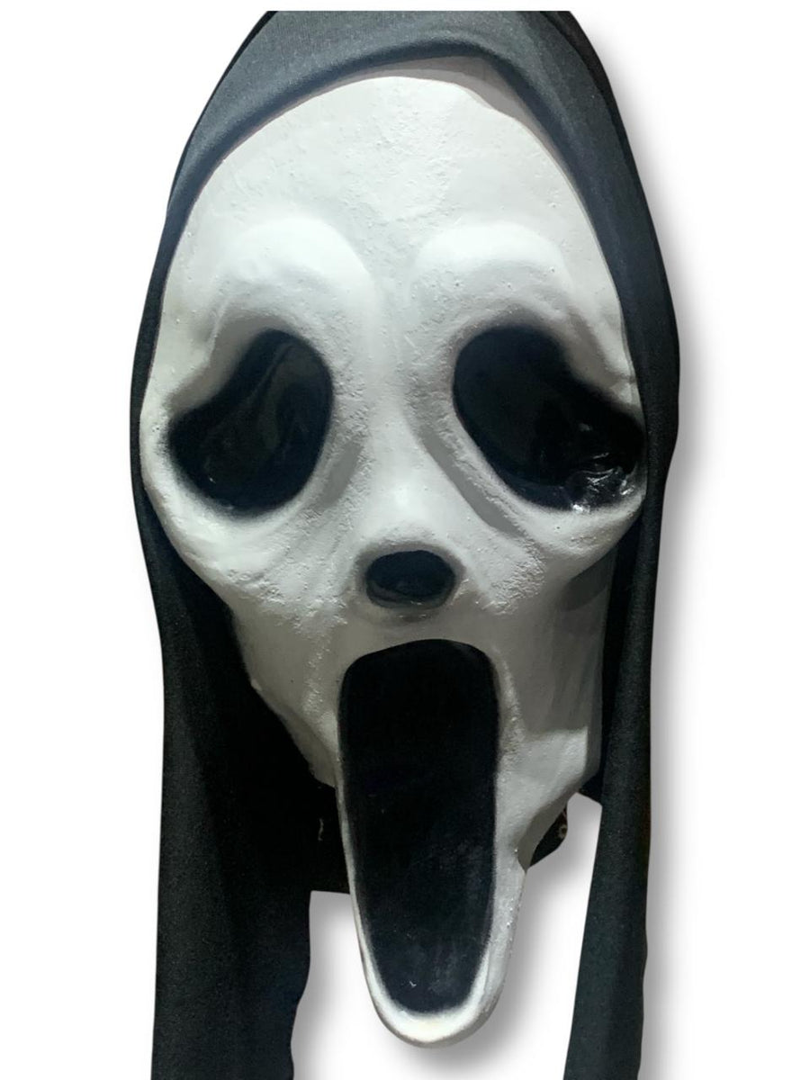 Mascara Scream Disfraz GhostFace Halloween Cosplay con capucha – Nessie ...